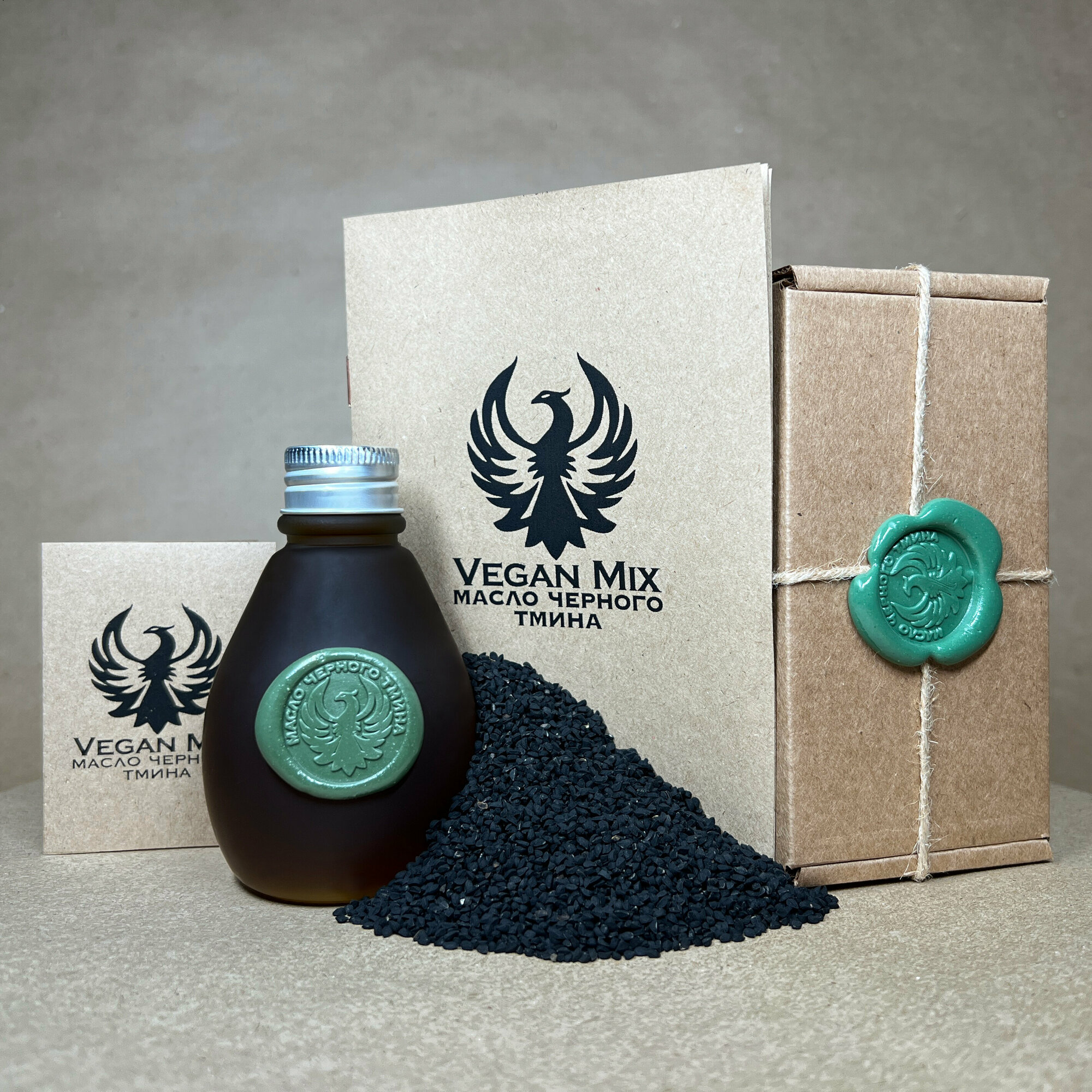 Масло черного тмина первого холодного отжима Vegan Mix 30 мл
