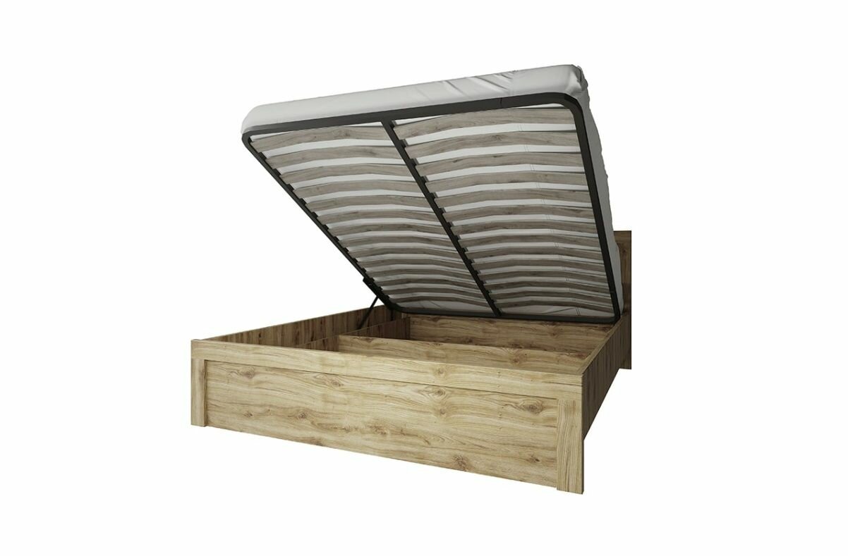 Кровать с подъемником Anrex DOORSET 120, 120 x 120 см, цвет: Дуб Наварра