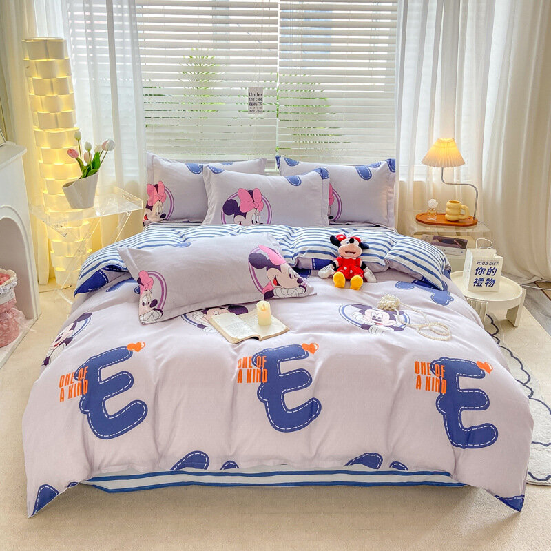 Комплект постельного белья "Fresh Ins Wind Twill", 4 предмета, с принтом, химическое волокно