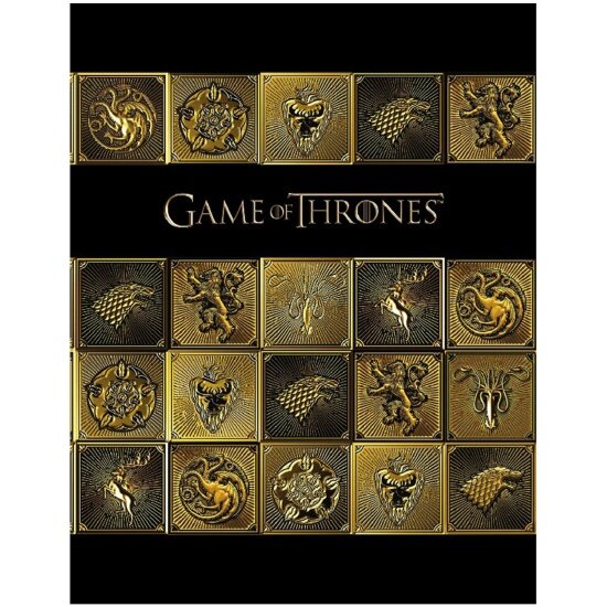 Тетрадь Hatber на кольцах А5 170х220 мм, 120 л, ламинация, клетка, , "Игра престолов", 120ТК5В1_26317