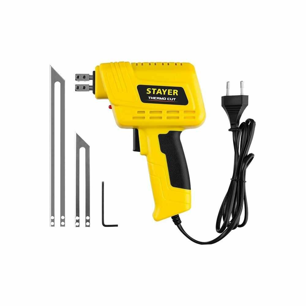 STAYER Набор "Thermo cut" для терморезки пенопласта, пластика, 45255-H2, 150 Вт, 2 ножа 45255-H2