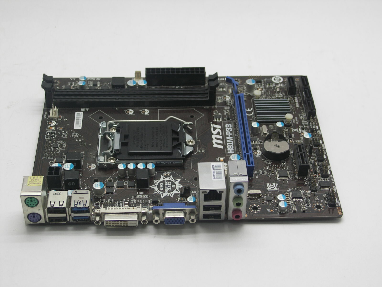 Материнская плата S-1150 MSI H81M-P33 rev 1.2, H81/2DDR3/SATA/Lan/VGA/DVI/Sb/USB3.0/mATX