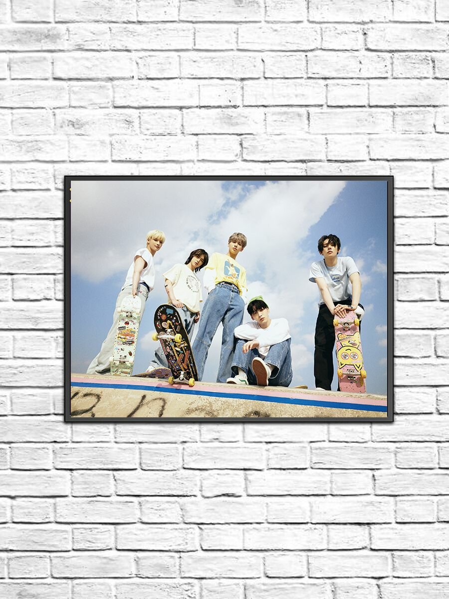 Постер для интерьера на стену (30х40 см). TXT (Tomorrow X Together) K-pop группа