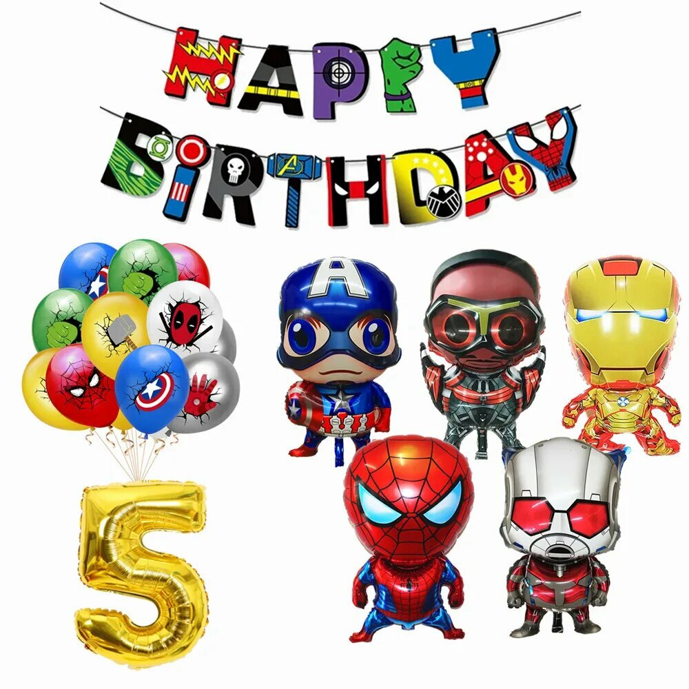 Набор воздушных шаров Marvel Мстители Balloon-set-5