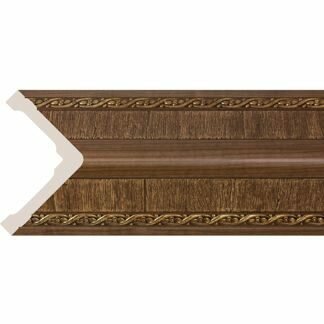 Багет Cosca Угол 80 Дуб Тёмный 140-3 Д2400хШ80хТ80 мм / Коска.