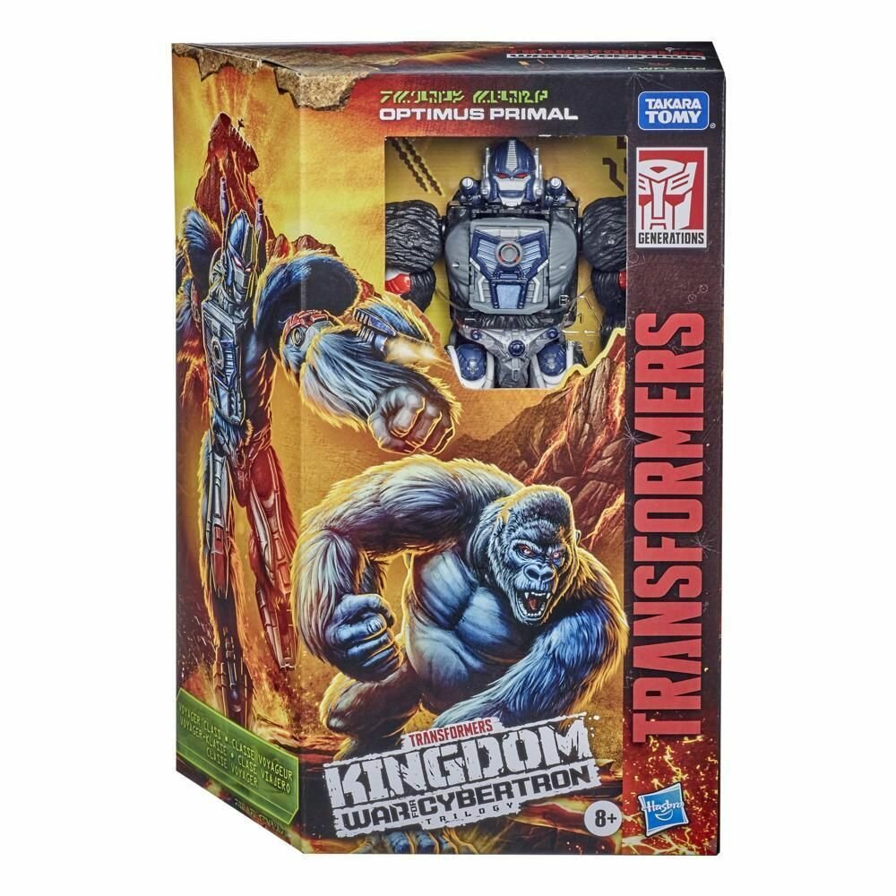 Трансформеры игрушки Hasbro Transformers Kingdom War For Cybertron Trilogy WFC-K8 Optimus Primal 18cm F0691