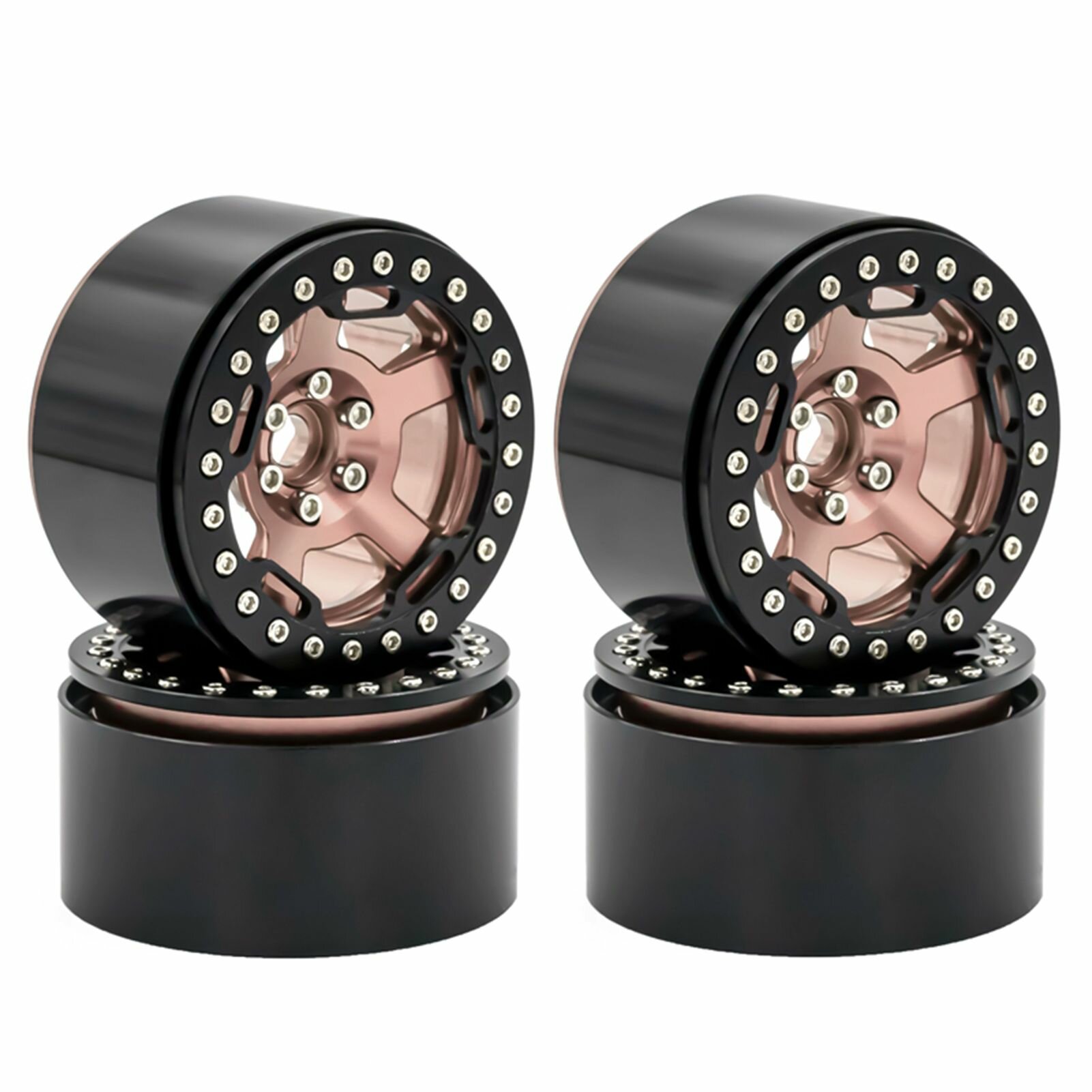 Обод колеса из алюминиевого сплава Beadlock 2,2 дюйма Ступица колесных дисков -enj