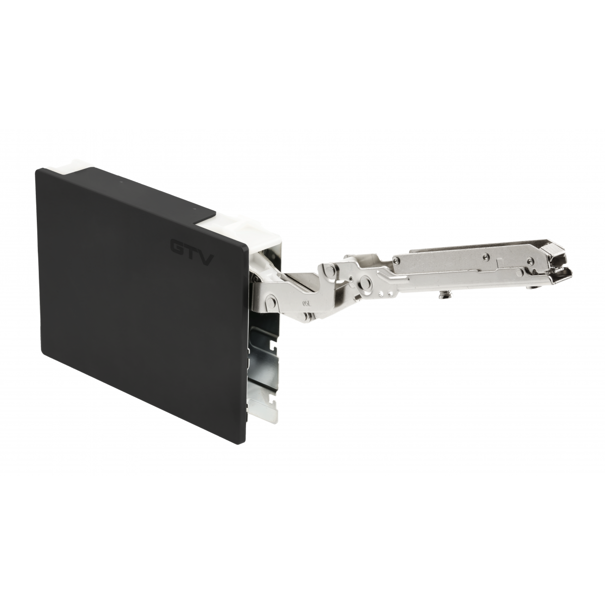 Подъемный механизм HORIZON soft close 500-1350 F фасад 250-450 черный