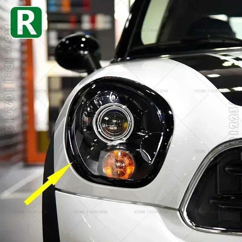 Для 2011-2016 R60 R61 BMW MINI Cooper Countryman Paceman накладка на фару кольцо Black R 51139813824