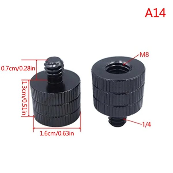 Адаптер 1/4" на M8, Цвет: A14