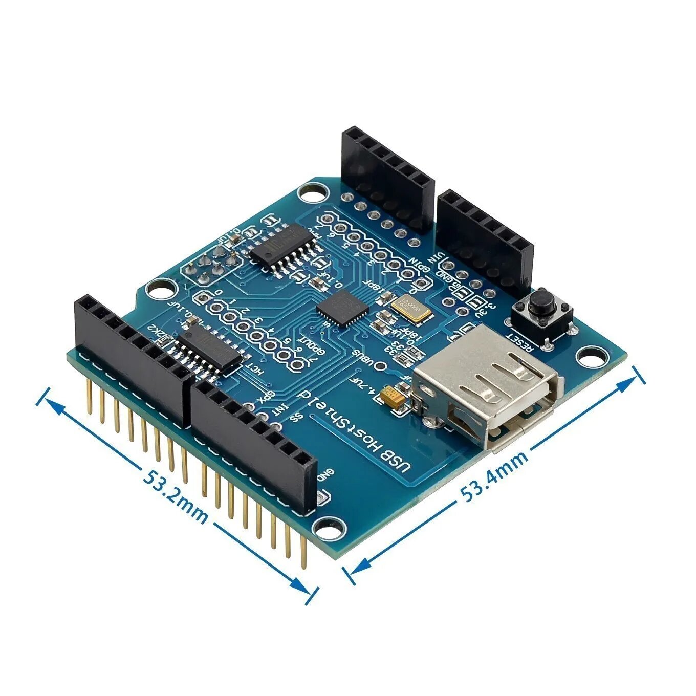 USB Host Shield 2.0 Blue plate для Arduino