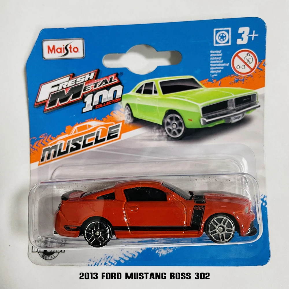 Maisto 2013 Ford Mustang Boss 302 - литье под давлением в масштабе 1/64