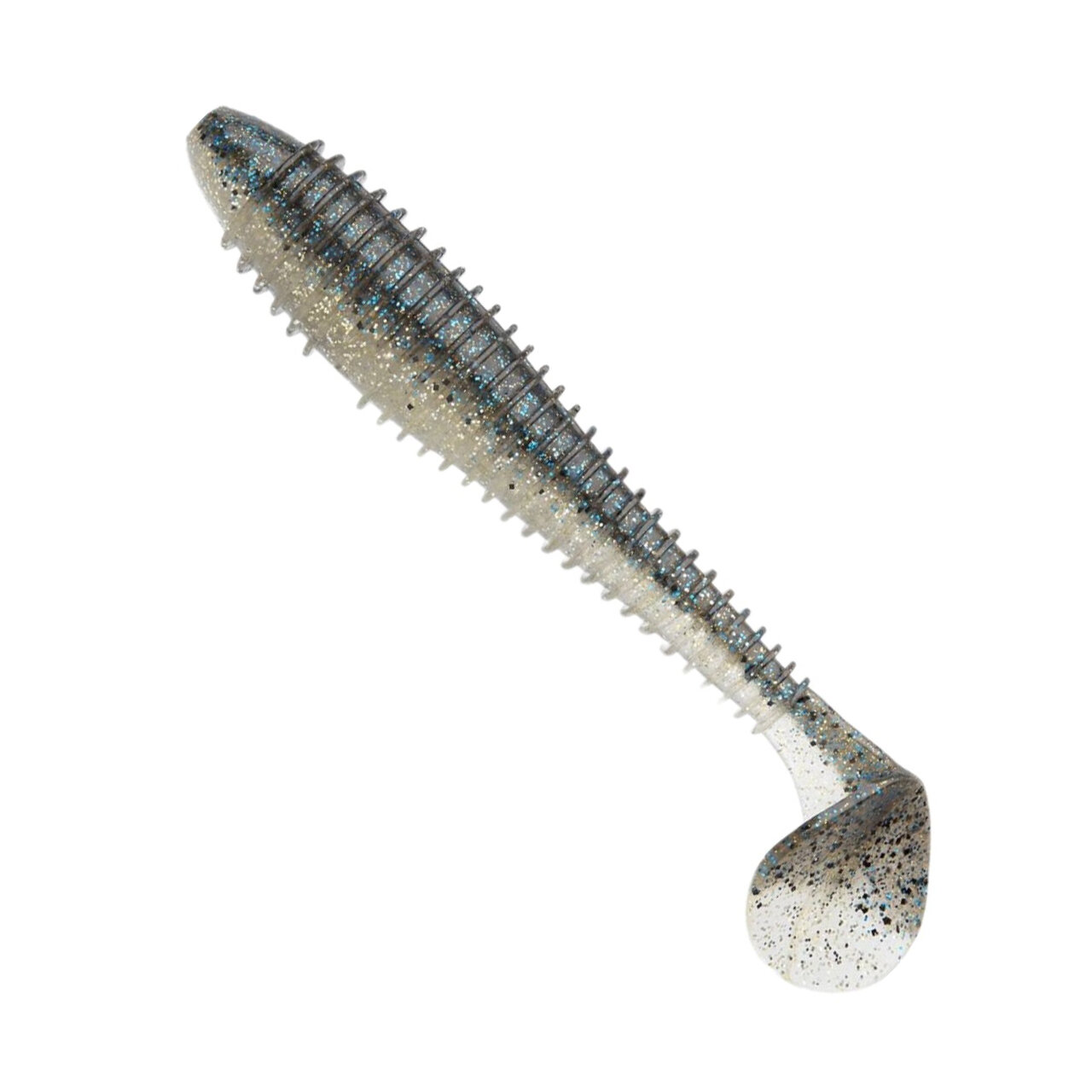 Приманка силиконовая Keitech Swing Impact FAT 4.3", 10,3г, цвет #418 Bluegill Flash