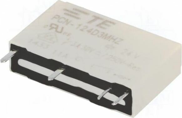 Реле TE Connectivity PCN-124D3MHZ Реле: электромагнитное SPST-NO Uобмотки: 24ВDC 3A/240ВAC 5A 1шт
