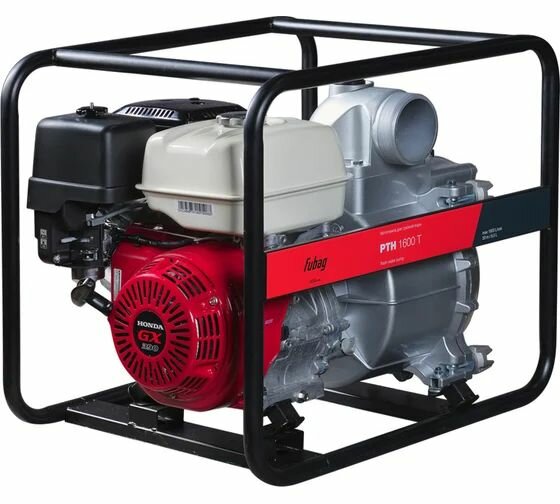 Мотопомпа для сильнозагрязненной воды PTH 1600Т (двиг. Honda_1600 л/мин_30м) FUBAG