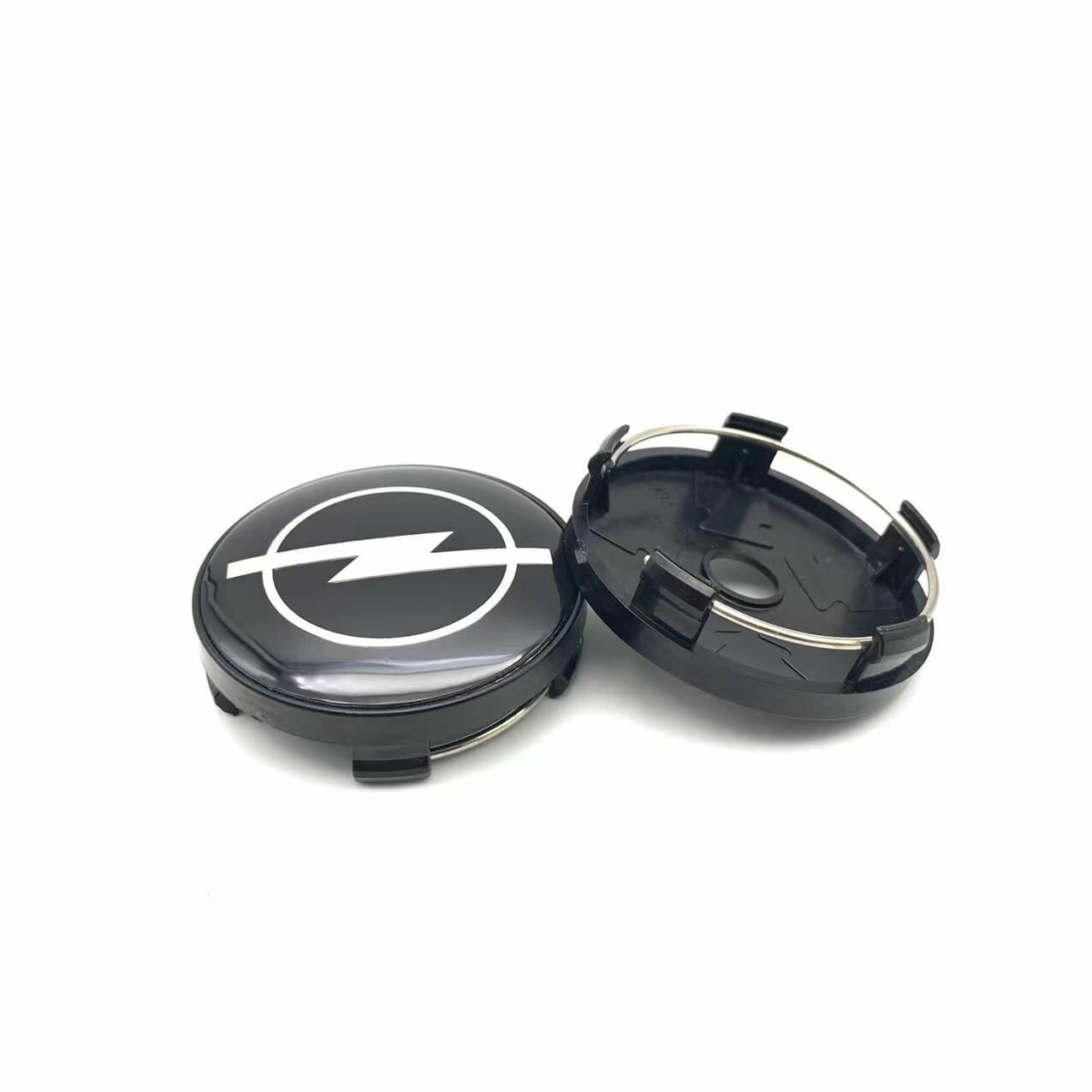 Колпачок на литые диски Opel/Опель 60/56/10 мм хромированный 4шт / Заглушка ступицы 60 мм