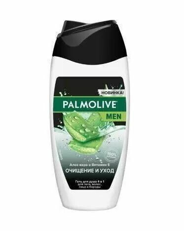 Гель для душа Palmolive "Очищение и уход", 4 в 1, мужской, 250 мл