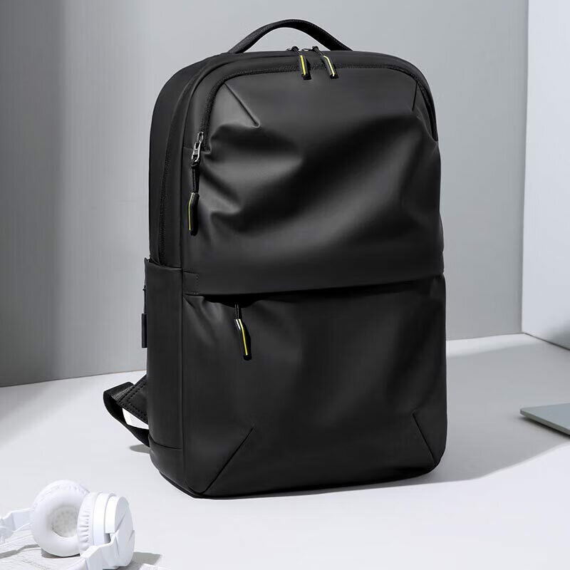 Рюкзак GOLF, Backpack for Men Casual Large Capacity Backpack Korean Style, большая вместимость, для путешествий, городской, повседневный, школьный, деловой, для мужчин, черный