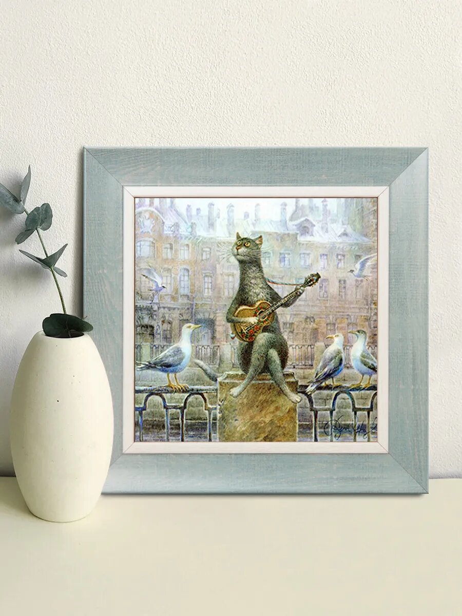 Картина на стену. Питерские коты