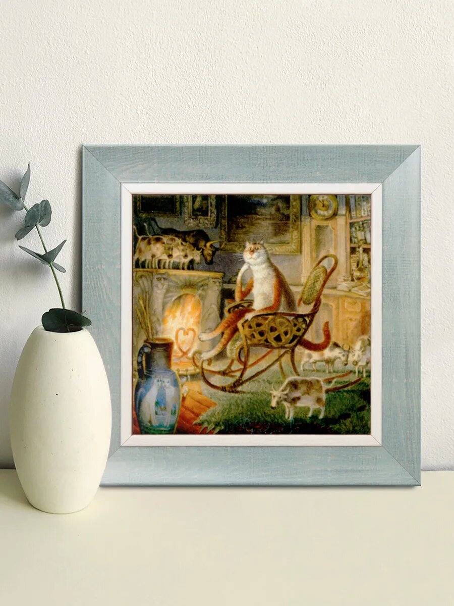 Картина на стену. Питерские коты