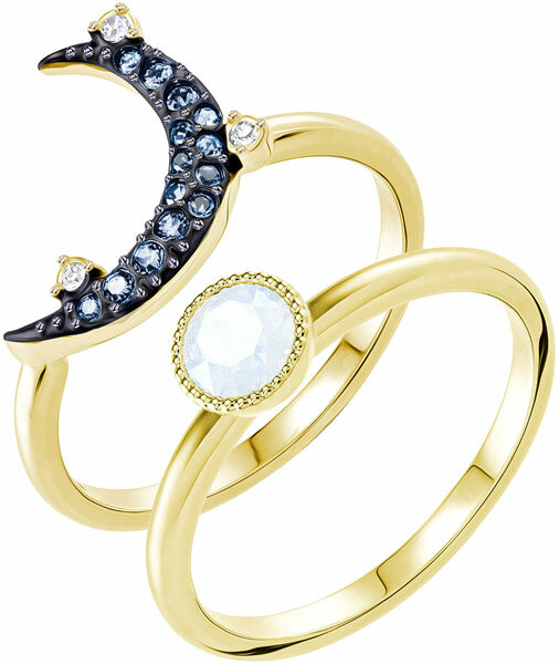 Кольцо, кристаллы Swarovski