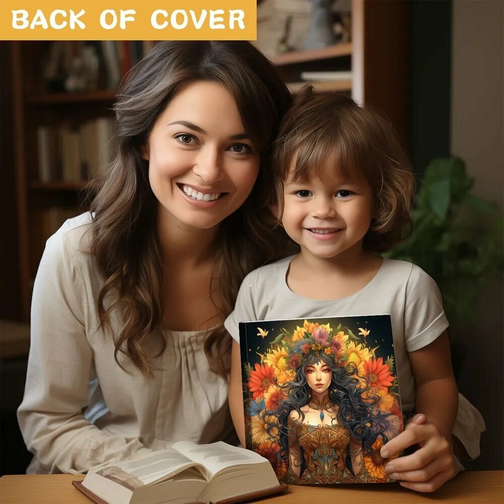 Хорошее качество в 2025 годуНабор из трех, две книжки-раскраски + 24 цветных карандаша, подходящие детские книжки-раскраски из серии "Цветочная фея", подходящие для общения родителей с детьми!