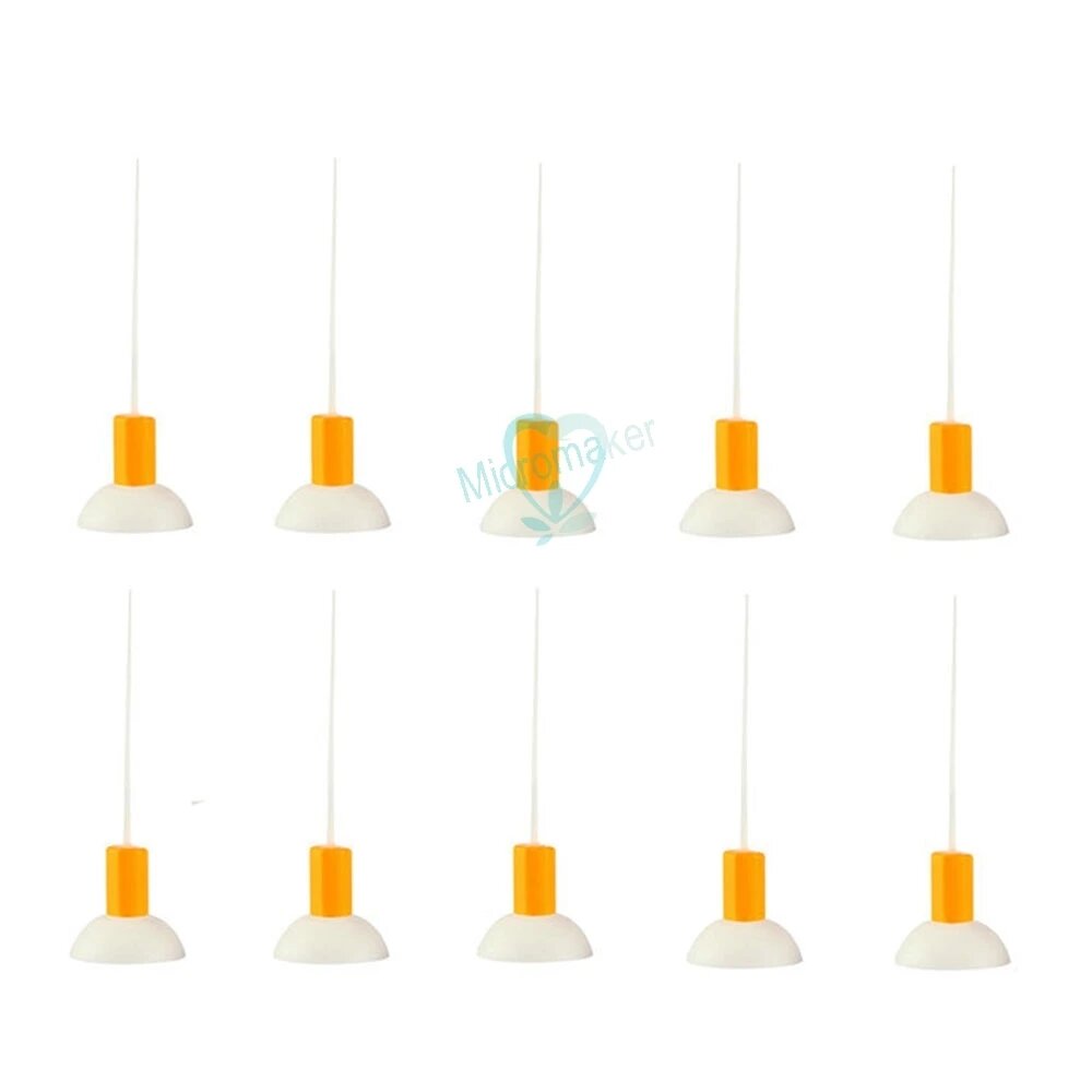 Насадки для стоматологического эндо-звукового активатора GLONXD, 20 шт, желтые, красные, синие Yellow-Small Size