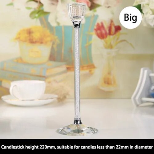 Хрустальные подсвечники для праздника, big size 1 pcs