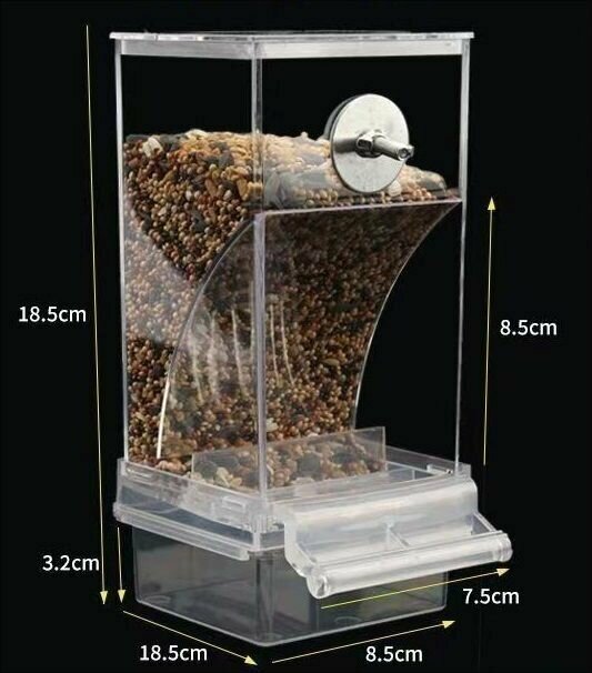 Кормушка для птиц, автоматическая, кормушка для попугаев