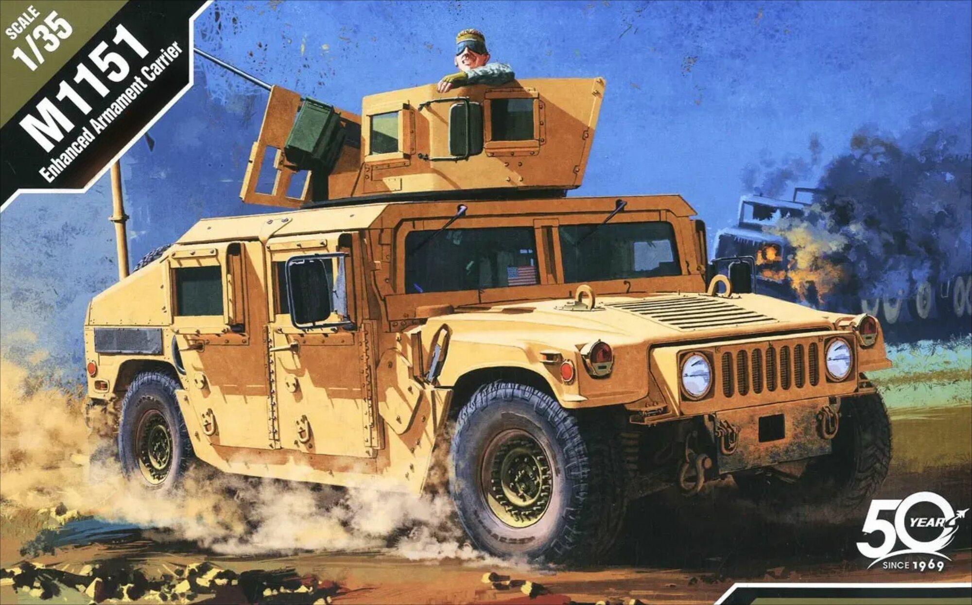 Academy 13415 1/35 M1151 Усовершенствованный носитель вооружений, сборная масштабная модель бронетранспортера для моделизма, диорам и коллекционной экспозиции