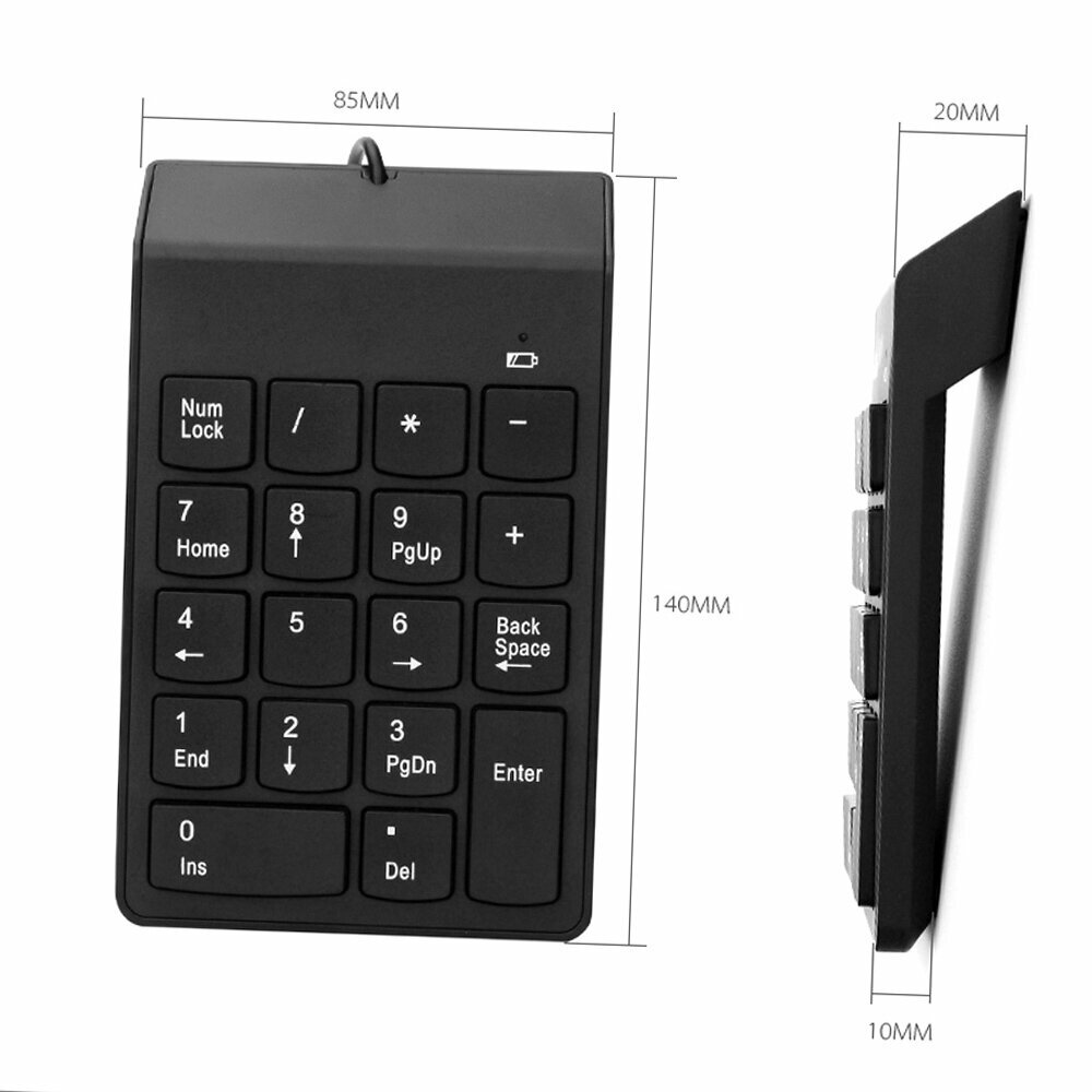 Проводная цифровая клавиатура USB 18 клавиш мини цифровая клавиатура замена для iMac/Mac Pro/MacBook/MacBook Air/Pro ноутбук ПК