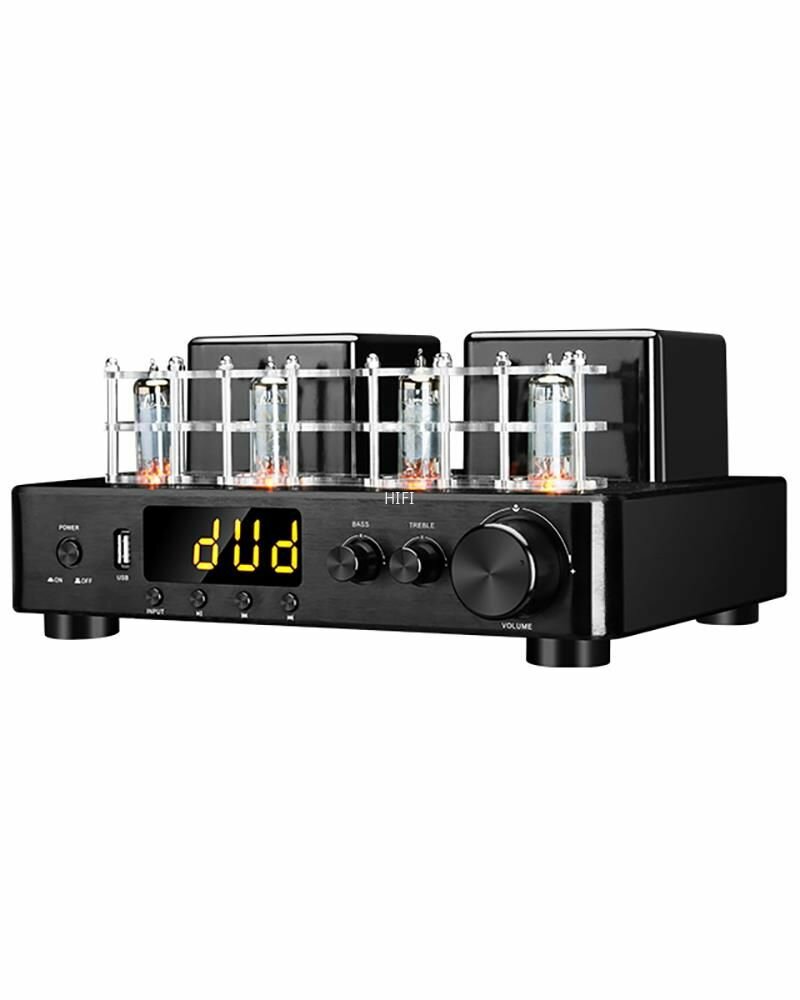 Ламповый Усилитель Мощности HIFI Без Потерь / Двухконтурный Трансформатор / Bluetooth 5.0 /100 Вт + 100 Вт / USB