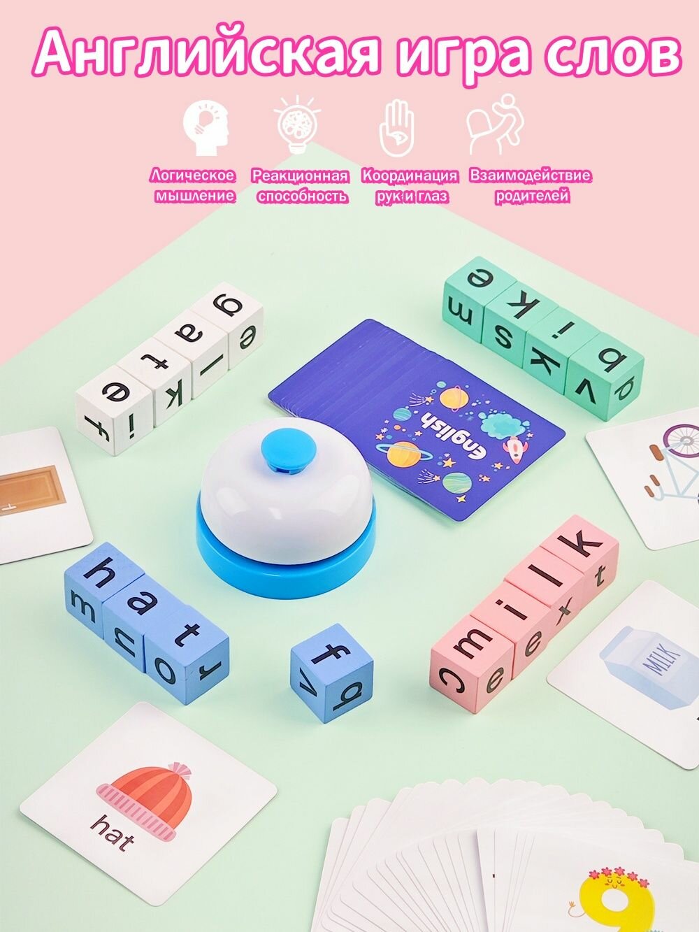 Настольная карточная игра Английское слово