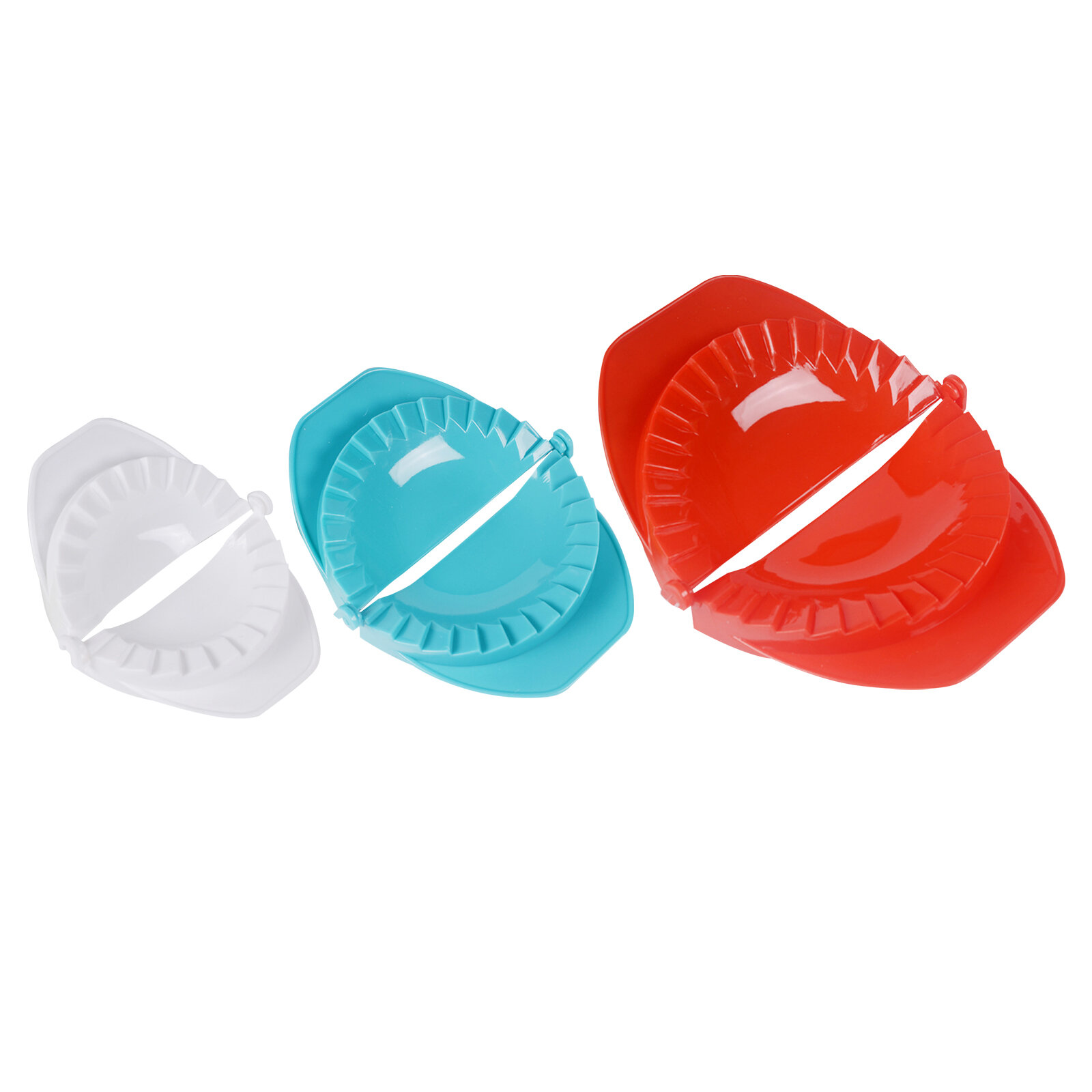 Набор для лепки пельменей Пресс для пельменей 3 формы разных размеров Пресс для эмпанада Пластиковая форма для пельменей