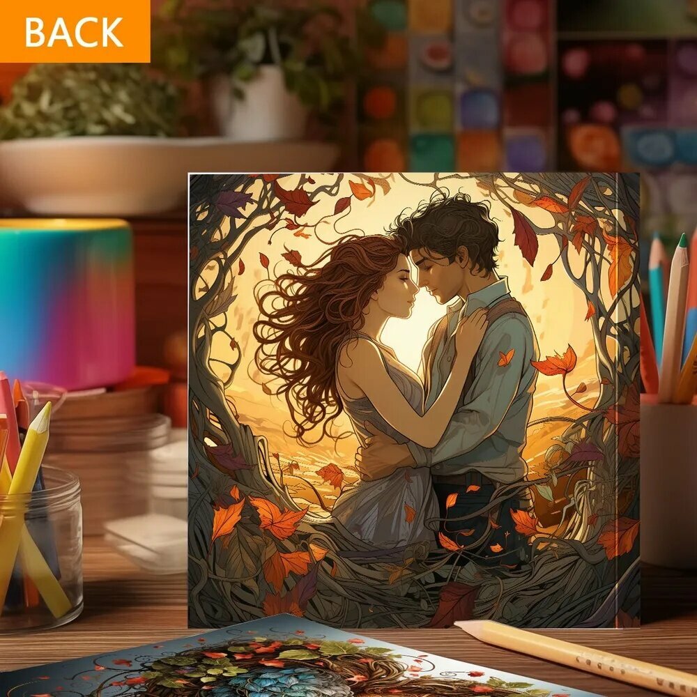 Книжка-раскраска в Растения, Альбом для рисования Растения, Книга каракулей20 см*20 см, подходит для раскрашивания как взрослыми, так и детьми