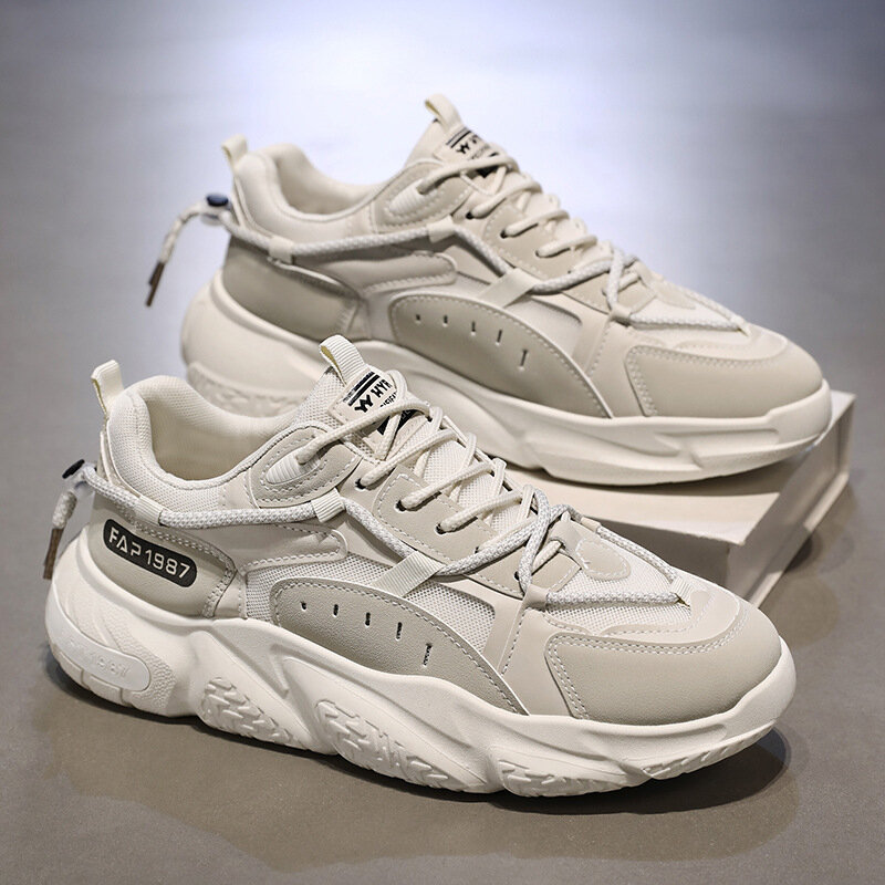 Мужские кроссовки на массивной подошве, лето 2025 г, мужская спортивная обувь, повседневные кроссовки для бега, мужские размеры 39-46