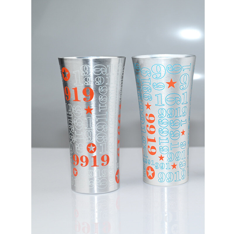 Интернет знаменитости цвет меняется глинозема Кубок холодной меняющейся алюминия пива стекла металла Колы холодный