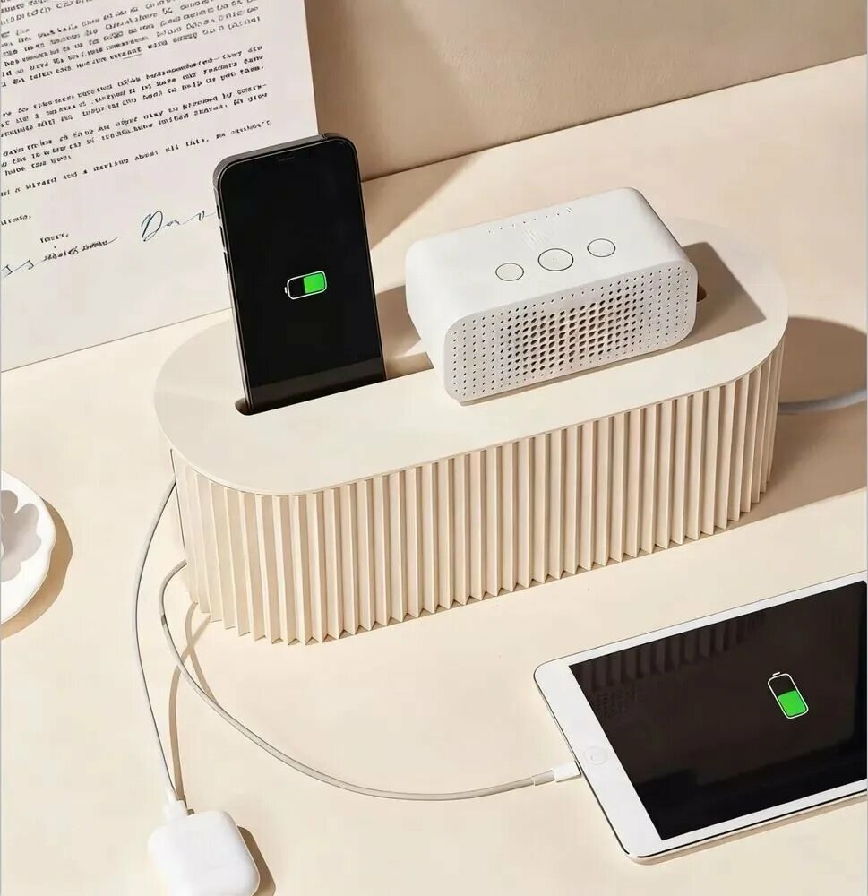 Органайзер для проводов, держатель кабелей, короб для удлинителей и зарядок, бокс для кабельных аксессуаров