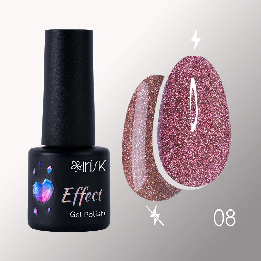 IRISK, Гель-лак с эффектами Effect Gel Polish №8, 5мл