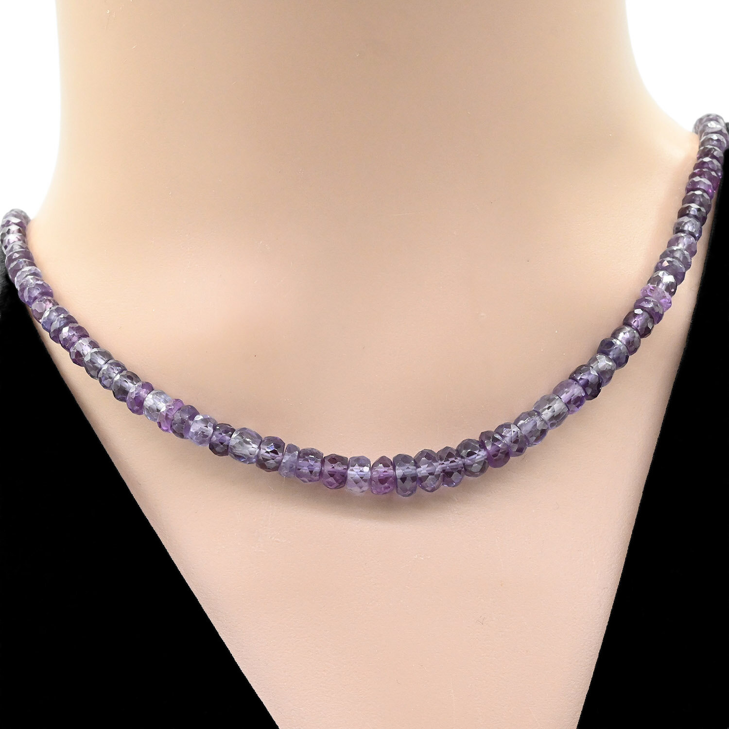 Бусы, александрит синтетический