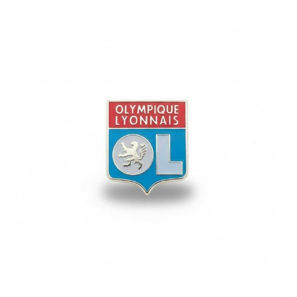 Значок футбольный клуб Олимпик Лион, атрибутика для болельщиков