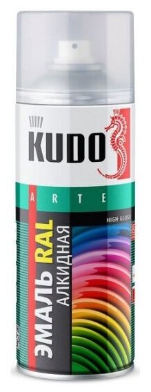 Эмаль универсальная Kudo RAL 9003 сигнальный белый, KU-09003