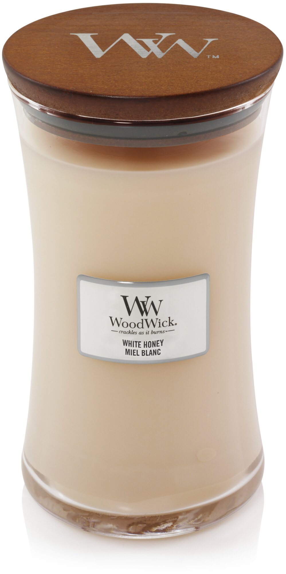 Woodwick/ Свеча большая Белый мед 610гр.
