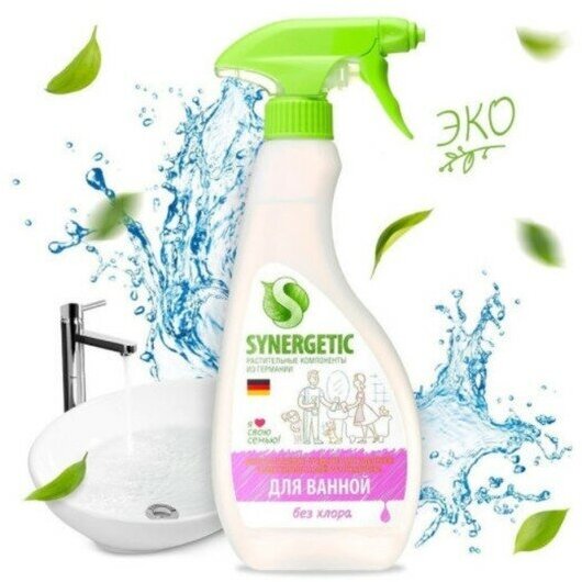 Чистящее средство Synergetic «Для ванной», 500 мл