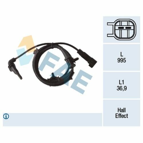 Датчик ABS Fae 78262 для Opel Astra, Cascada