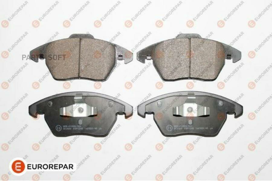 EUROREPAR 1617274580 Колодки тормозные PSA C4/PSA 207/307/308 1.6-2.0 передн. ()