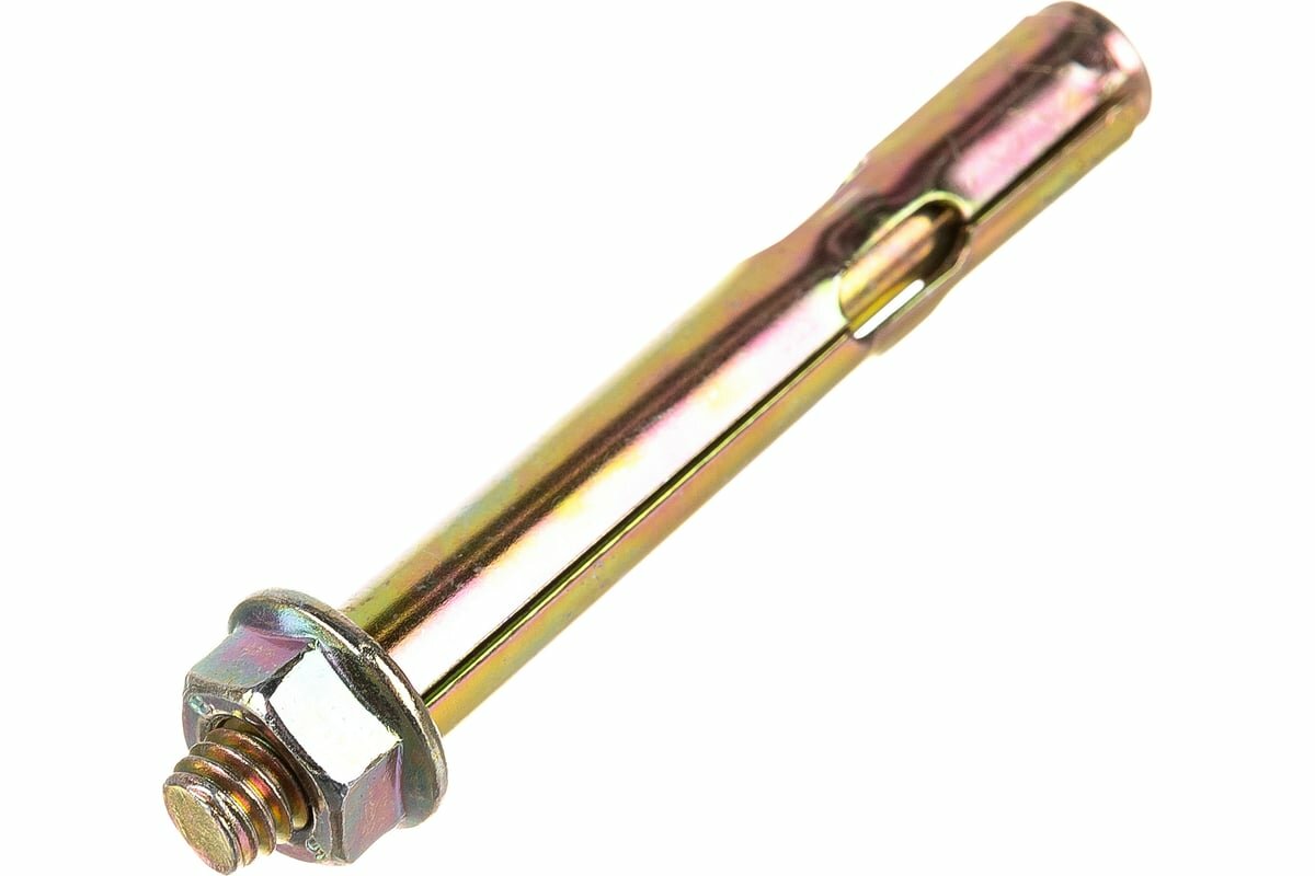 Металлсервис Анкерный болт с гайкой M8x65 50 шт для крепления в бетоне и кирпичной кладке