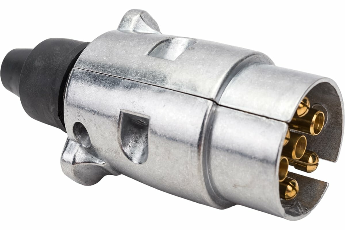 Автоэлектрика Вилка соединительная прицепа КАМАЗ, МАЗ 7-и контактная, металл ПС300А3-150 05.1469