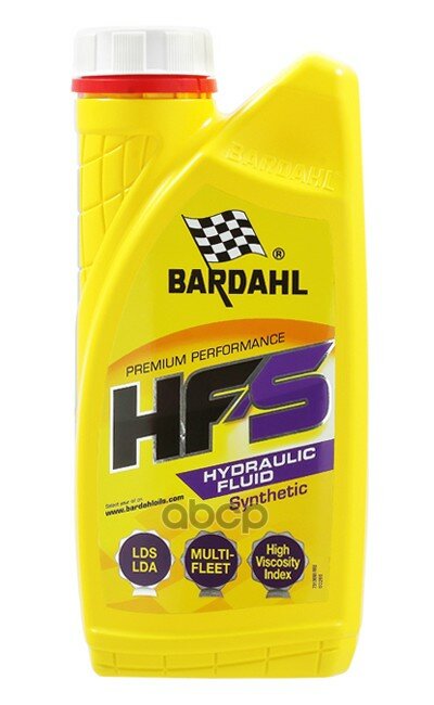 HF-S HYDRAULIC FLUID 1L (синт. гидрав. жидкость) Bardahl арт. 36981