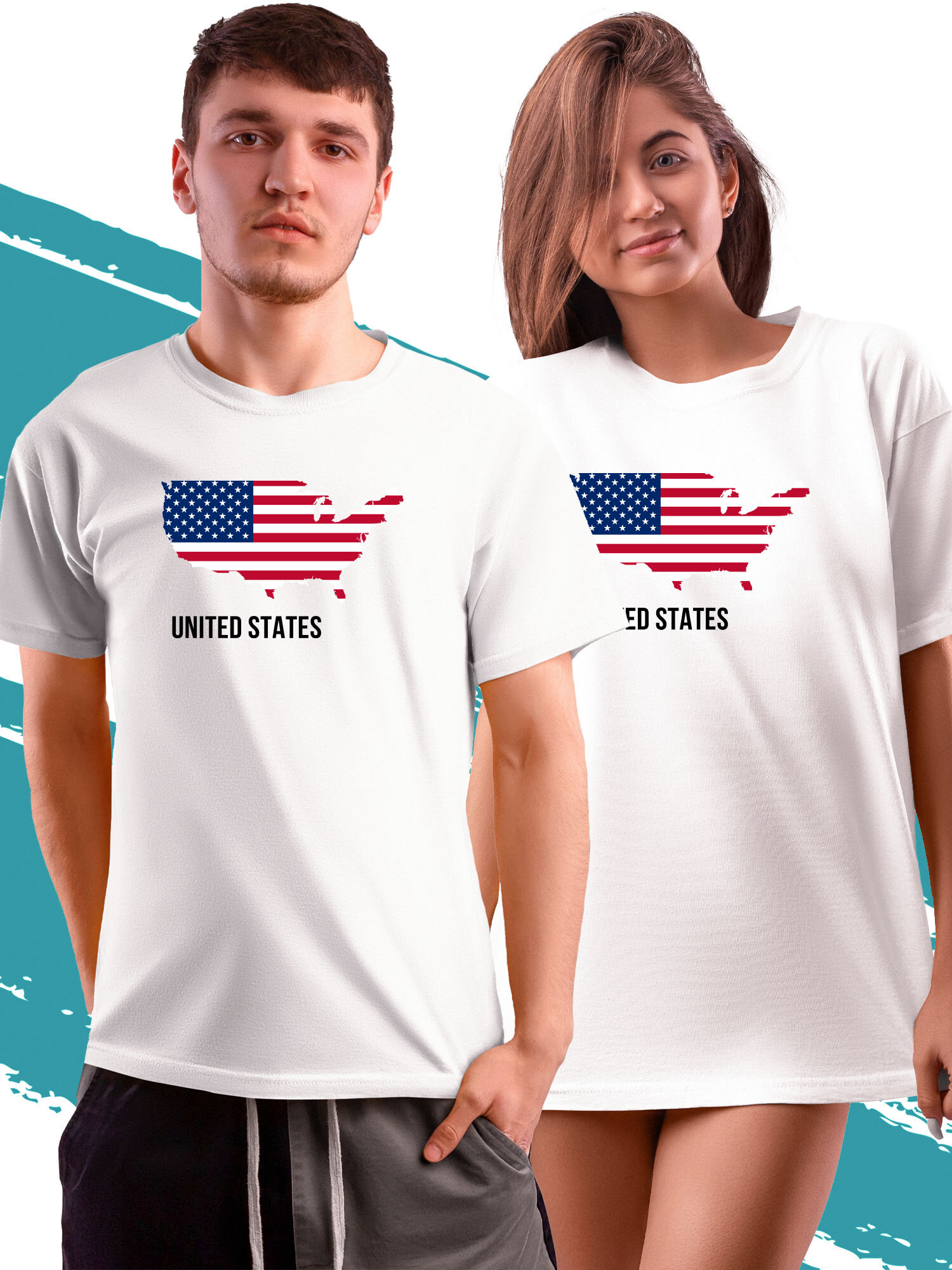 Футболка флаг Соединенных Штатов Америки-USA